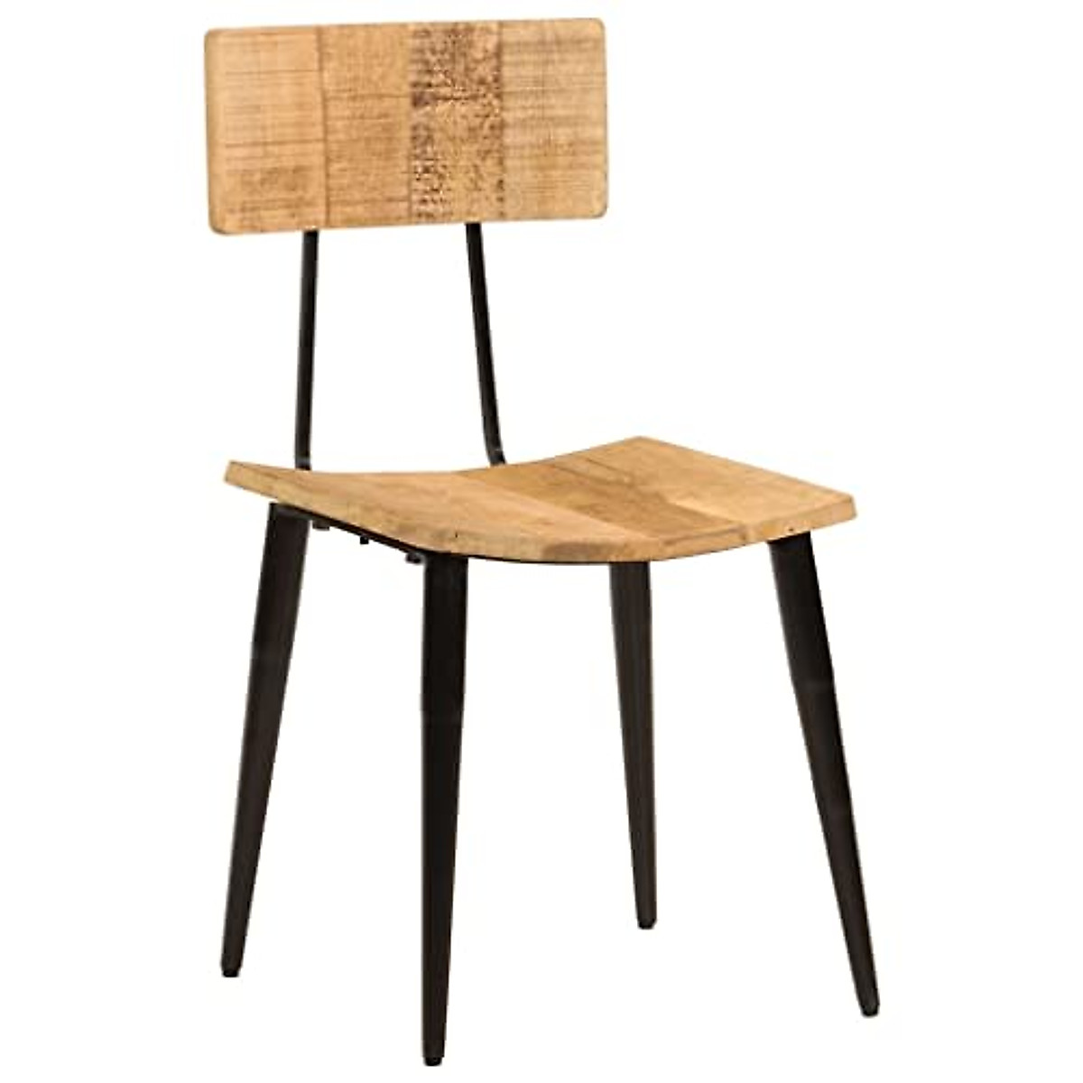 vidaXL Dining Chairs 2 pcs 17.3"x15.7"x31.5" Solid Wood Mango