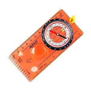 AOFAR Orienteering Compass AF-5C for Hiking, Boy Scout Compass for Kids - Professional Field Compass for Map Reading,Navigation and Survival Lightweight - Mini Camping Compass