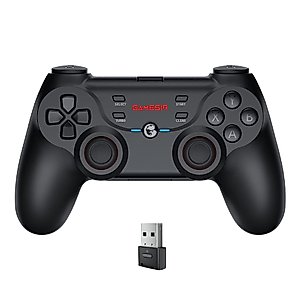 GameSir T3s Wireless Gaming Controller for Switch, PC Windows, Bluetooth Controller with Turbo Function, Dual Shock, 25 Hours of Playing Time for Android/iPhone/Android TV Box/Tablet (Black)
