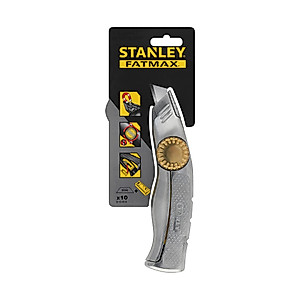 Stanley 0-10-818 Snap Off Knife"Pro" with fixed blade, Silver