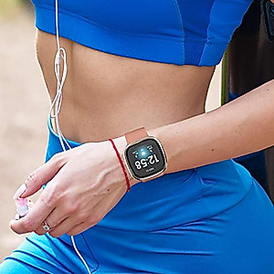 KPYJA 6-Pack Screen Protector Soft TPU Plated Case All-Around Protective Screen Full Cover Bumper Compatible for Fitbit Sense/Versa 3 Smart Watch