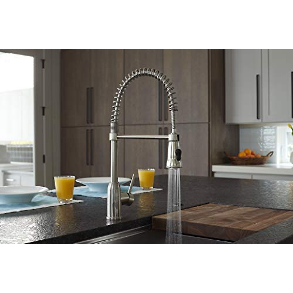 Pacific Bay Rainier Pull-Down Kitchen Sink Faucet (Chrome)