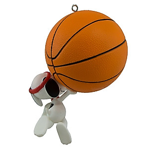 Hallmark 2016 Christmas Ornament Slam Dunk Snoopy Basketball Ornament