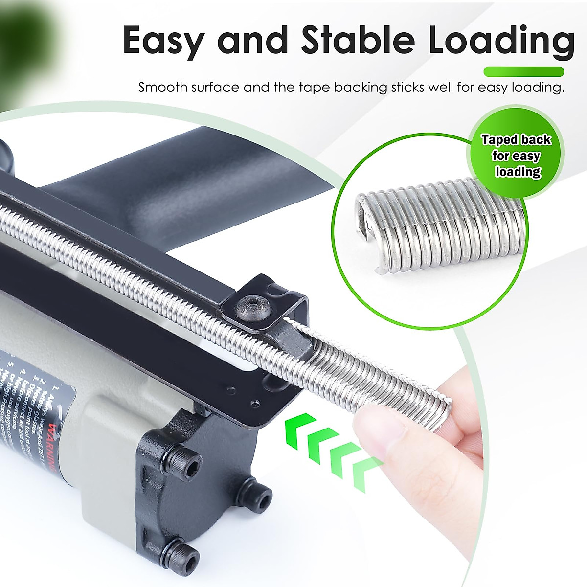 SC760 16 Gauge 1/2-Inch Crown 304 Stainless Steel C Ring Staples 18,000 PCS/Box for SC760/C-760 Series Hog Ring Gun C Ring Tool