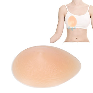 Silicone Breasts, Prosthetic Mastectomy Bra Tighten Lying Practice Simulation, Silicone Breast Form Mastectomy Prosthesis Self Adhesive Crossdress Transvestite Bra Enhancer (250g)