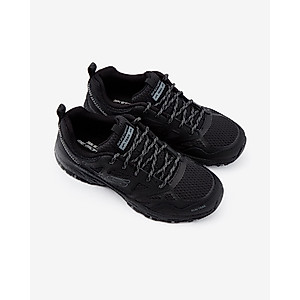 Skechers Womens Hillcrest Pure Escapade Trail Black Athletic Hiking Shoes 7.5
