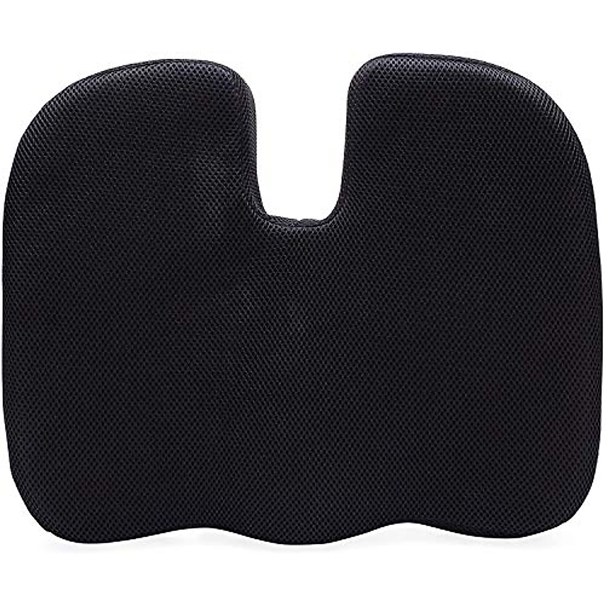 DMI Memory Foam Seat Support Cushion | Coccyx, Sciatica, & Tailbone Pain Relief | Multi-Use Ergonomic Seat Cushion for Office Chair for Driving & Home | Breathable