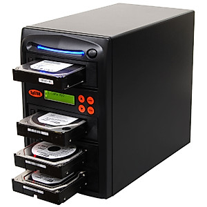 Systor 1:3 HDD/SSD Hard Drive Duplicator - 9GB/Min - Standalone Copier & Eraser/Sanitizer for Multiple SATA 3.5 Disk & 2.5 Solid State Drives - Copy Speeds of up to 150MB/Sec (SYS203HS-DP)