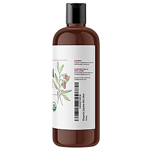 Kate Blanc Cosmetics Jojoba Oil for Hair, Face & Skin. Gua Sha Oil for Face Massage & Dermaplaning (16oz, Organic, 100% Pure, Natural)