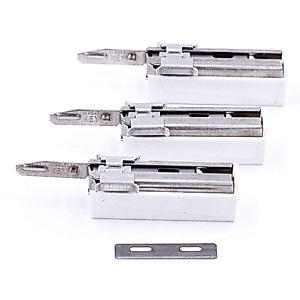 Parker’s Injector Razor Blades, 60 COUNT, Fits all Modern and Vintage Injector Razors - Made in the USA - Compatible with Injector Razors from Schick, Pal, Gem, Supply, Personna, Parker and More