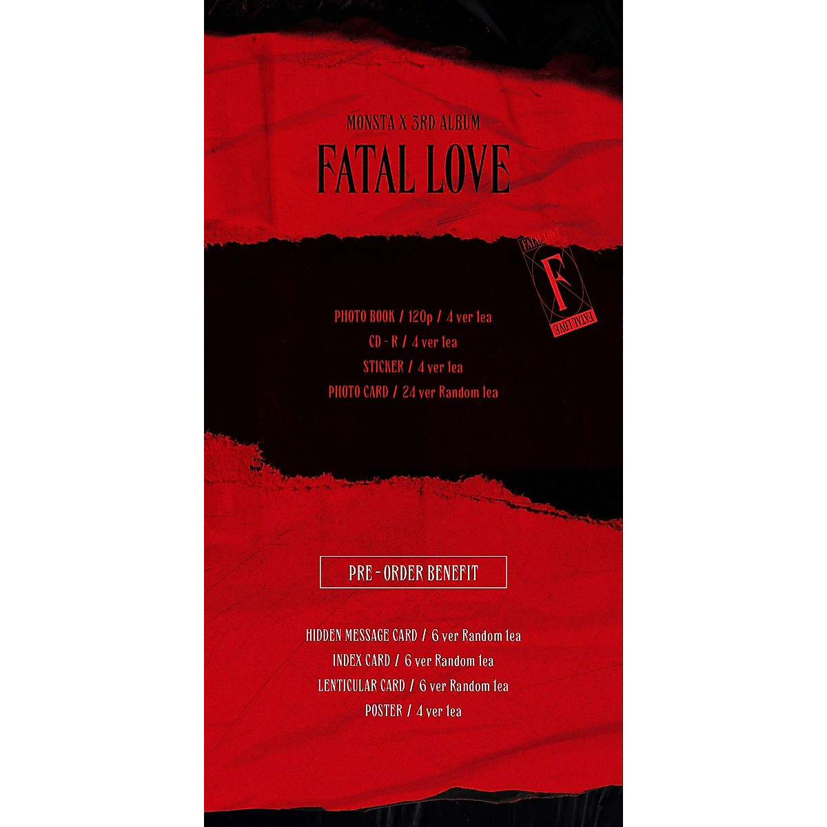 Vol.3 Fatal Love CD (Random ver.)