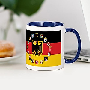 CafePress German Flag With State Arms Mugs Ceramic Coffee Mug, Tea Cup 11 oz