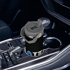 Guatemala Flag And Guatemala Quetzal Bird 30 OZ Insulated Tumblers with Handle And Straw Leakproof Vacuum Insulated Stainless Steel Water Bottle for Car Fishing Travel