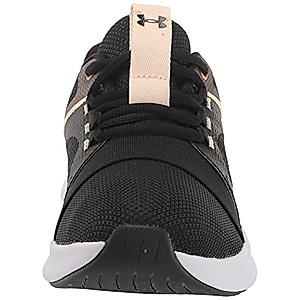 Under Armour Women's Charged Breathe Bliss, (005) Black/Metallic Light Copper/Peach Ice, 8