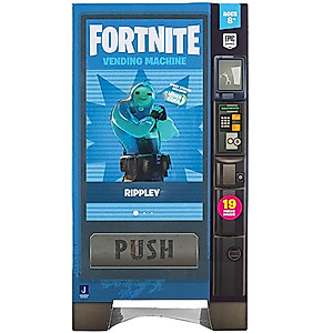 FORTNITE Vending Machine, Includes Highly-Detailed and Articulated 4-inch Rippley Figure, Weapons, Back Bling, Building Materials. More Outfits Dropping Soon