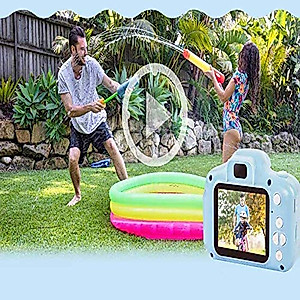 Digital Camera for Kids, Selfie Digital Video Recorder Camera with 2 Inch and 32GB SD Card for 3-10 Year Old Kids (Blue)