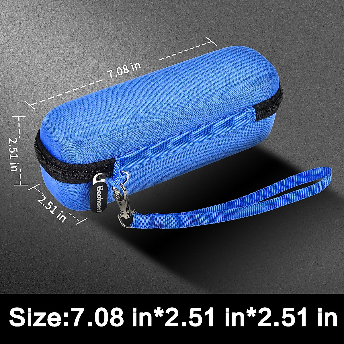 Case Compatible with Pumteck Electric Ball Pump,Smart Air Pump Portable Ball Inflation Storage Bag for GPUTEK/for Teffim/for Motorenbau, Pump Holder for Basketball Accessories - Blue (Box Only)