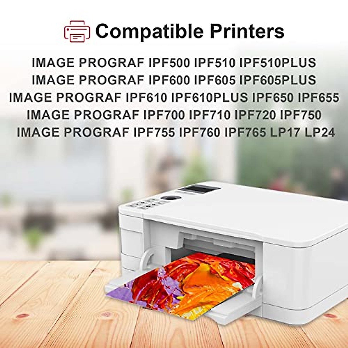 PFI-102 130ml Cyan Ink Tank Cartridges Compatible for Canon PFI102 PFI-102C for IPF500 IPF510 IPF600 IPF605 IPF610 IPF650 IPF700 IPF710 IPF655 IPF720 IPF750 IPF755 IPF760 IPF765 LP17 LP24 Printer