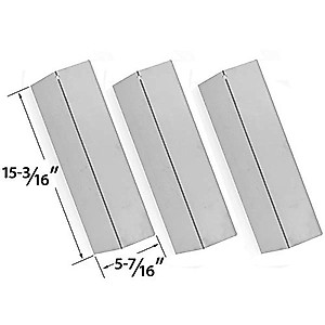 Repair Kit for Tuscany SGR30ML, SGR30M BBQ Grill Includes 1 Grill Stainless Burner and 3 Stainless Steel Heat Plates