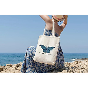 Cinar Tote Bag, Canvas Tote Bag For Women With Trend Print, Zippered Inner Pocket, Bags For Bags For Women, Beach Bag, Canvas Tote Bag, Grocery Bags, School Tote Bag, Cute Gifts, Bridesmaid Gifts