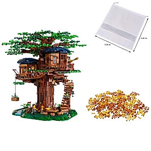 LEGO Ideas 21318 Tree House Playset Building Kit (3,036 Pieces) — Collectible Display Set and Birthday Family Christmas Holiday Toy for Adults & Kids — Drawstring Bag