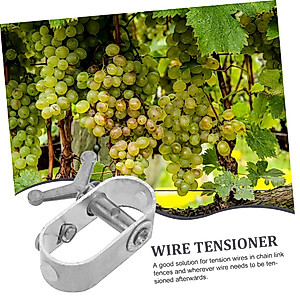 Uonlytech Tool Wire tensioner Winch Crank Metallic line Table Thermostat Clothesline Wire Kiwi Rope tensioner Small Winch Cover Clip Stretcher Outdoors Outdoor cam