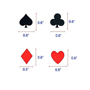 Poker Confetti Casino Confetti-Table Decoration Party Confetti Sprinkles or DIY for Wedding Birthday Bday Baby Shower Engagement Bachelorette Party Supplies (Poker)