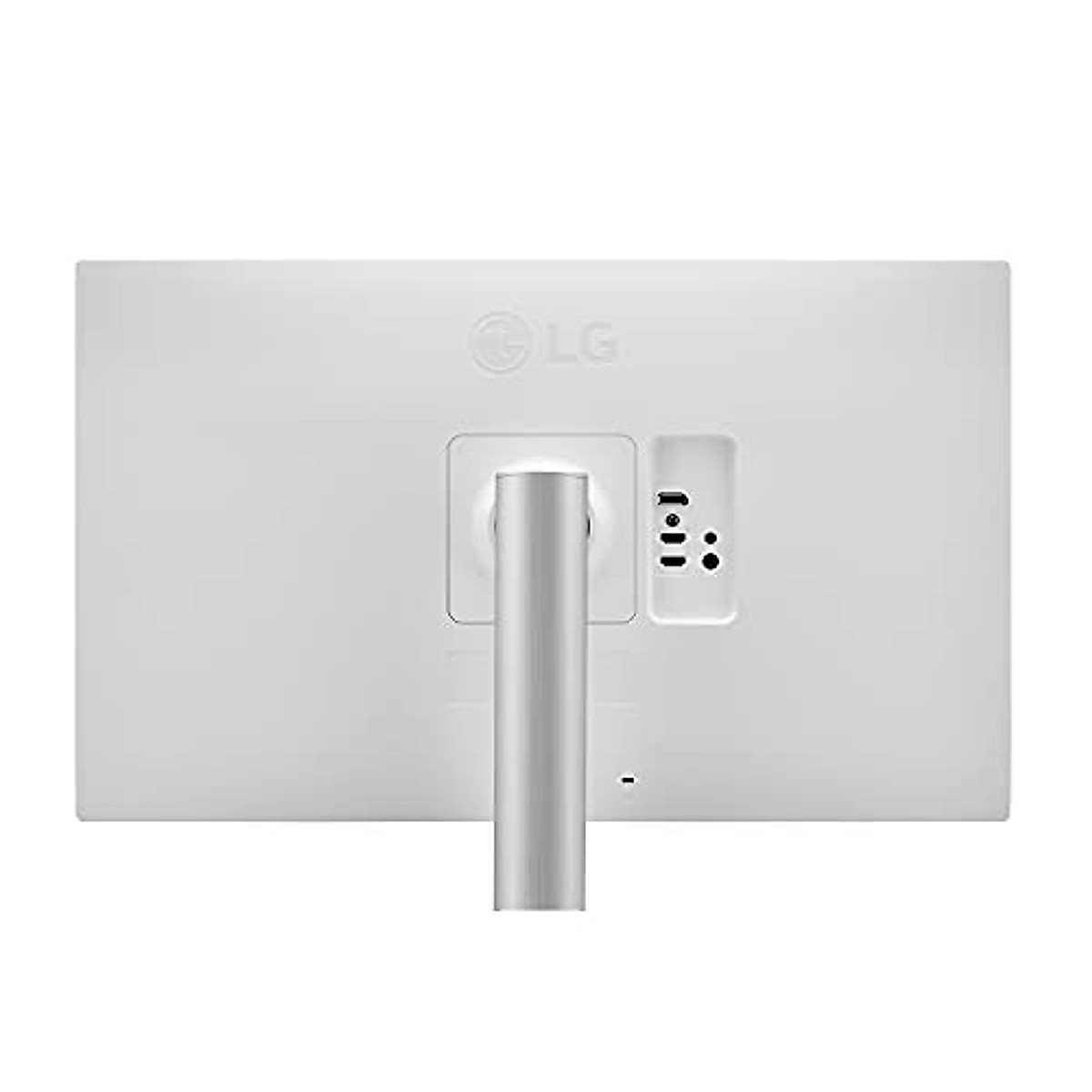 LG 27UP650-W Monitor 27” UHD (3840 x 2160) IPS Display, VESA DisplayHDR 400, DCI-P3 95% Color Gamut, 3-Side Virtually Borderless Display, Height/Pivot/Tilt Adjustable Stand – Silver