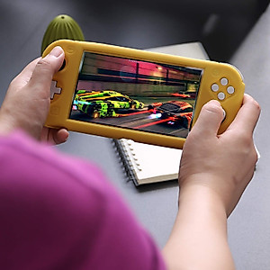 Silicone Grip Case for Nintendo Switch lite (Yellow)