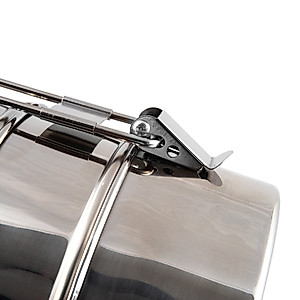 WG inc Stainless steel Lunch Box For Kids & Adults Traditional Indian Tiffin Bento Three Compartment Food Storage Container - Best for Work/School/Office/Camping- Dishwasher safe (3 Tier)