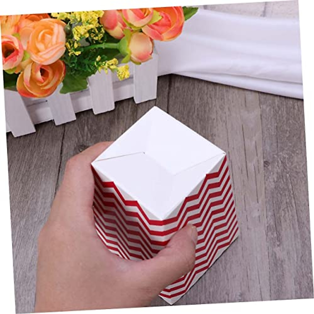 ULTECHNOVO 30pcs Popcorn Snack Box Container Pink Containers Paper Boxes for Food Popcorn Boxes Candy Popcorn Movie Night Popcorn Boxes Candy Bags Food Paper Container Popcorn Carton Chicken