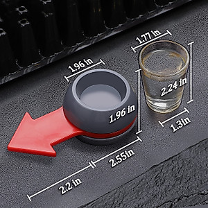 Shot Spinner,Spin The Shot,Shot Glasses,Spin The Bottle,Fun Party Game,Portable