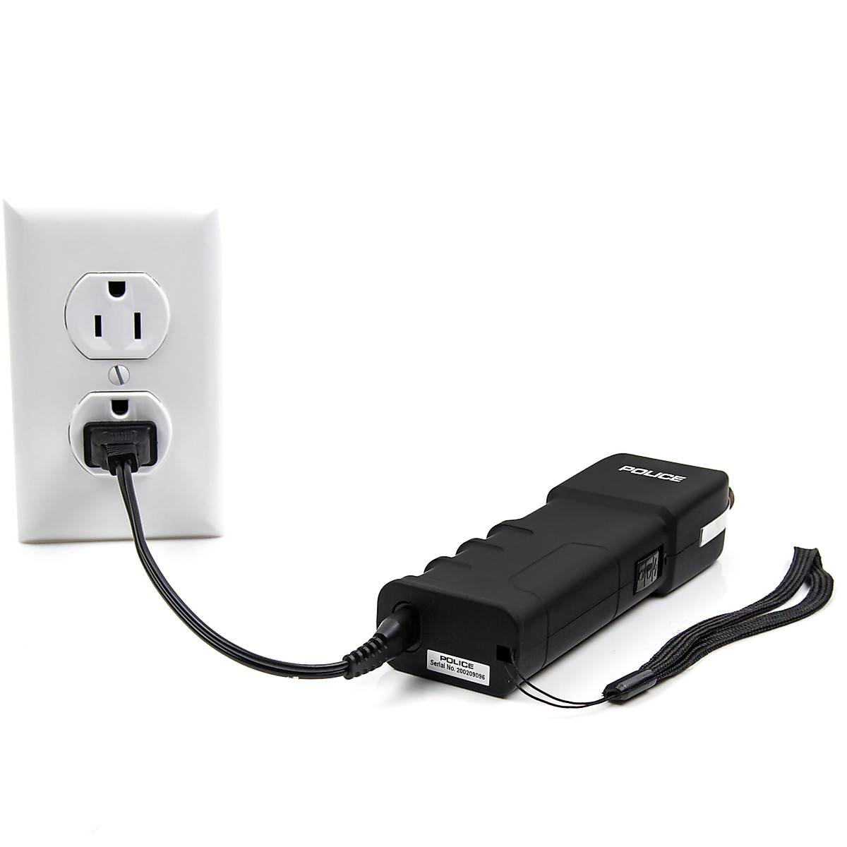 POLICE Stun Gun with LED Flashlight - 928 (Black)