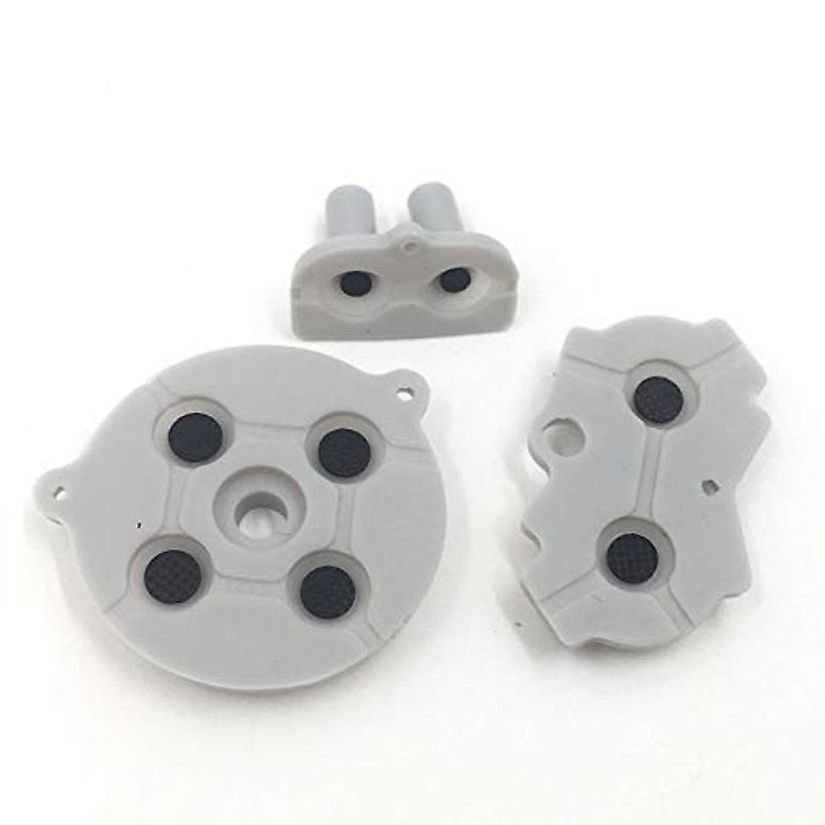 Colorful Conductive Rubber Pad Buttons A-B D-pad for GBA Gameboy Advance Silicone Start Select Keypad Gray