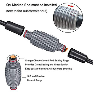 boxtech Fish Tank Water Change, Aquarium Vacuum Siphon Water Changer Pump Sand Cleaner for Aquarium Water Filter