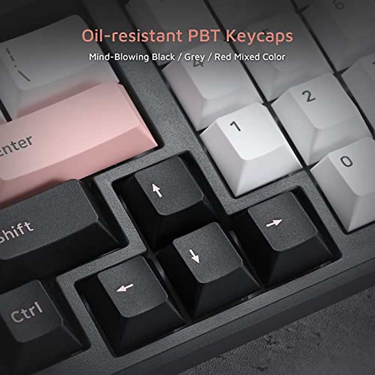 FL ESPORTS FL980 96% 1800 Layout Wired Mechanical Keyboard, 98 Keys RGB Hot Swappable Programmable Gaming Keyboard w/Light Tactile Kailh Box White Switches, Durable PBT Keycaps, (Olivia)