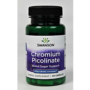 Swanson Chromium Picolinate 200 mcg 60 Capsules (2 Pack)