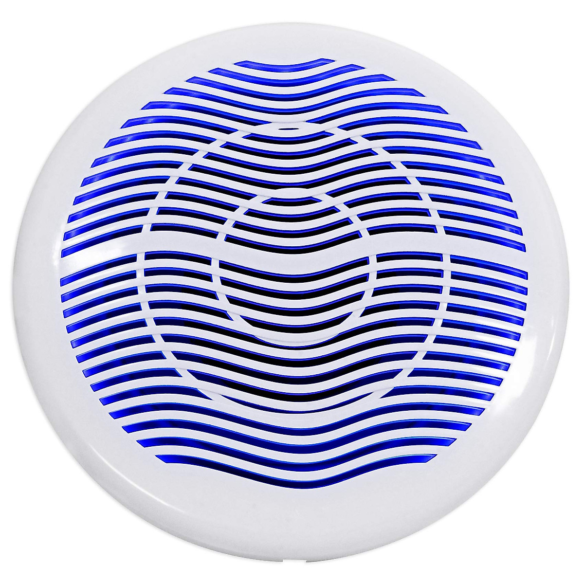 Rockville (2) MS10LW 10" 2400 Watt White Marine/Boat 10" Free Air Subwoofer with LED