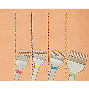 Weaver Leather Supply Diamond Stitching Chisel Set, 3mm, stainless steel for Leather Craft DIY