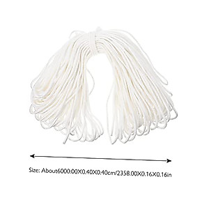 Yardwe Clothes Line Outdoors 1pc Flagpole Rope Camping Clothesline Travel Clothesline Outdoor Clothesline Laundry Rope Line Flagpole Replacement Cotton Rope Clothes Drying Rope Set