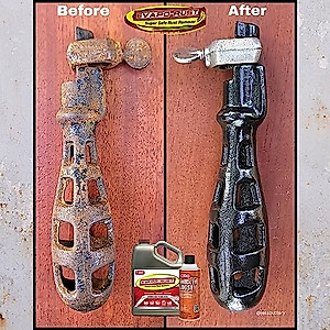 Evapo-Rust ER012 Super Safe Rust Remover – 128 oz., Non Toxic Rust Remover for Auto Parts, Hardware, Antiques | Rust Removers and Chemicals,Gray,1 gallon