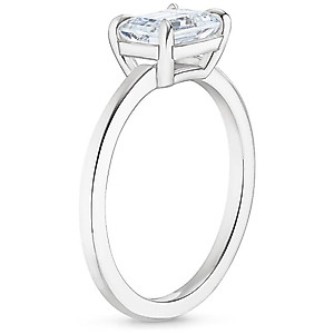 2 CT Marquise Cut VVS1 Colorless Moissanite Engagement Ring Wedding Bridal East West Set for Women Moissanite Rings Gifts Anniversary Promise Her, 925 Sterling Silver