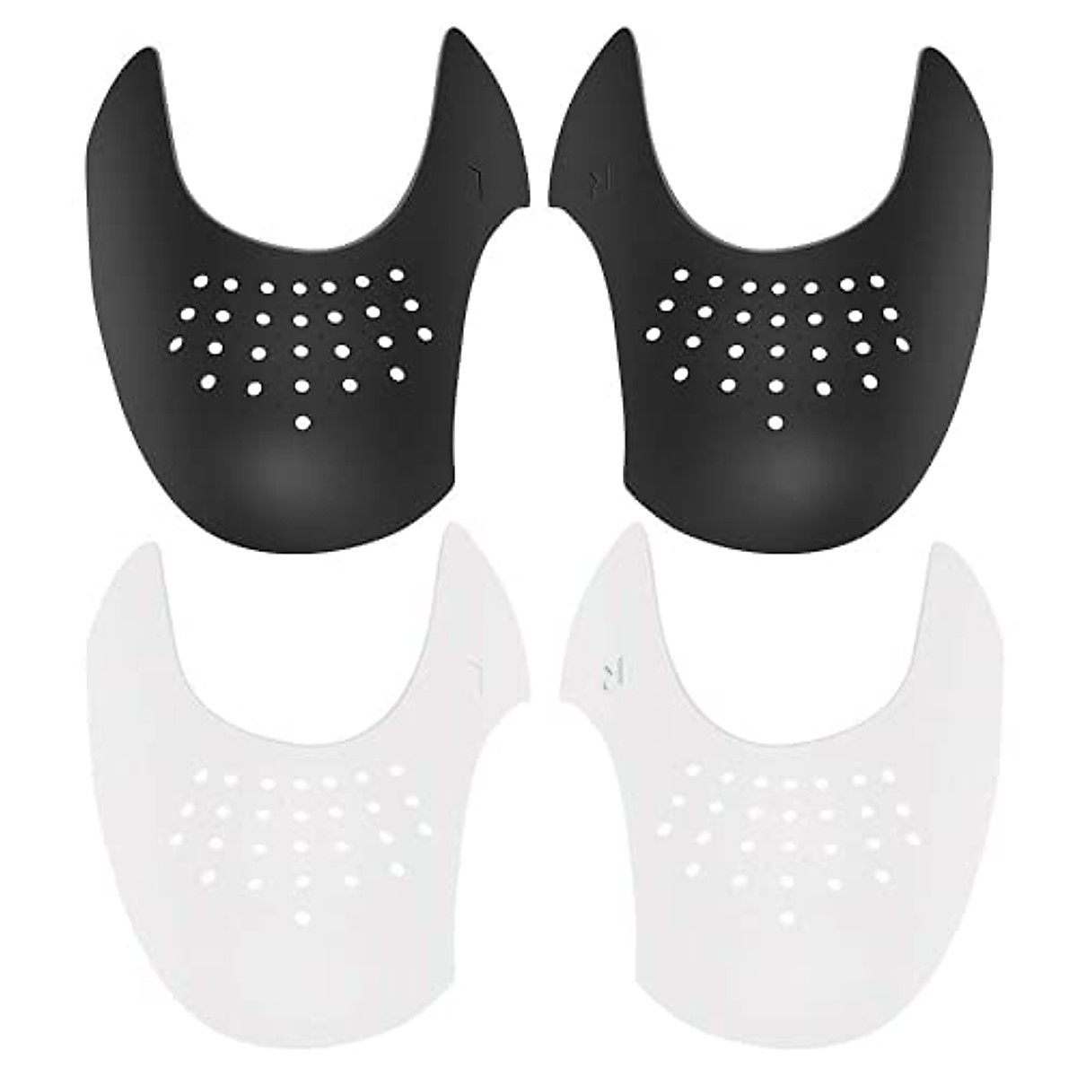 Jdomall 2 Pairs Shoes Crease Protector Toe Box, Prevent Sneaker Shoes Crease Protector for Men and Women's 7-12/