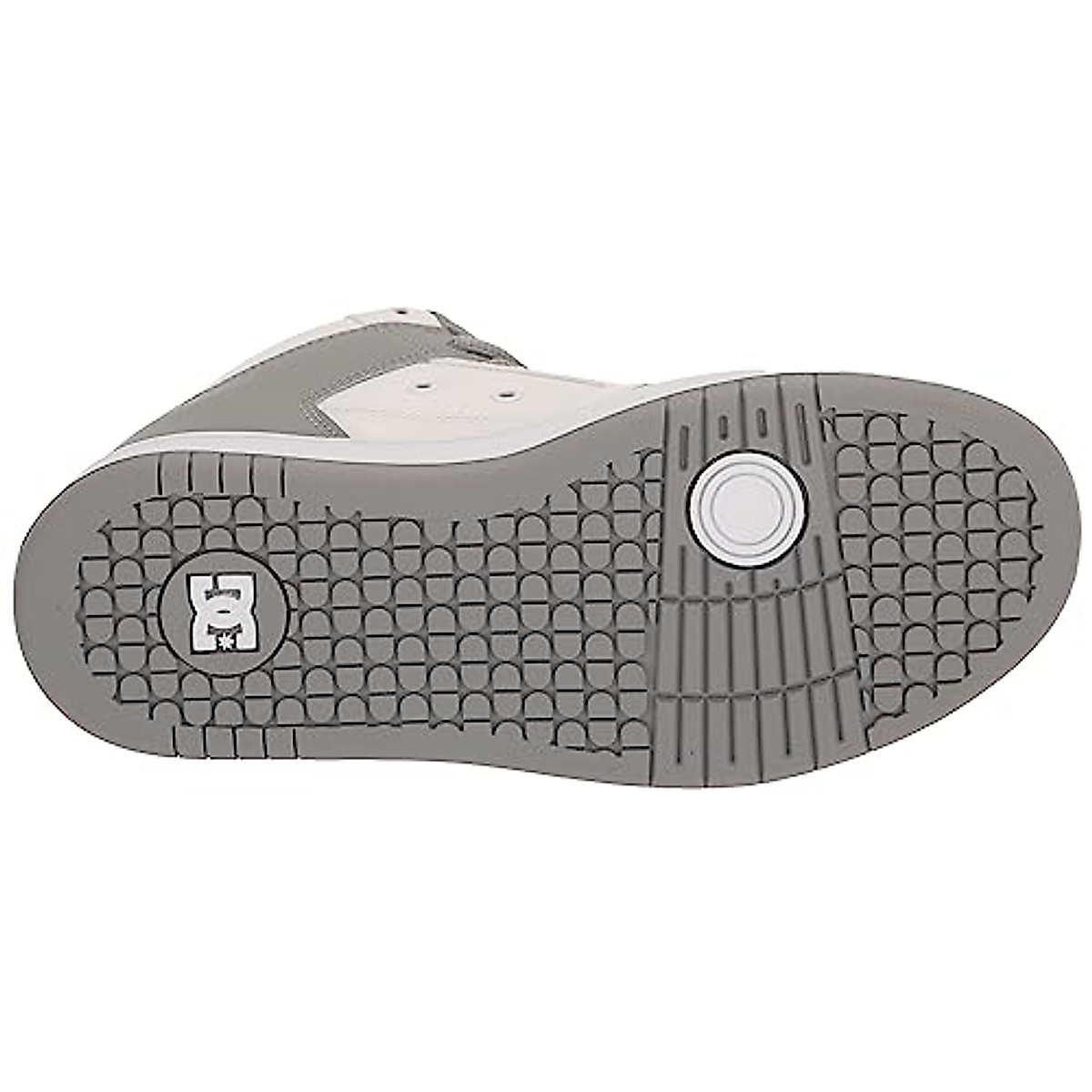 DC Men's Manteca 4 Hi High Top Casual Skate Shoe Sneaker, White/Grey, 9.5