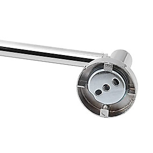 Retractable Towel Racks for Bathroom, 2PCS Stainless Steel Bath Towel Holder Adjustable Towel Bar Wall Mount Towel Rail Single Towel Bar Rod Silver