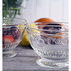 La Rochere Versailles Bowl (Set of 6), 21 oz, Clear