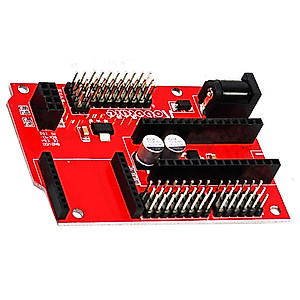 Hailege Nano IO WiFi Shiled for Nano V3.0 ATmega328P IO WiFi Expansion Board Compatible to Zigbee Xbee NRF24L01 Support by 7-12V External Power Supply