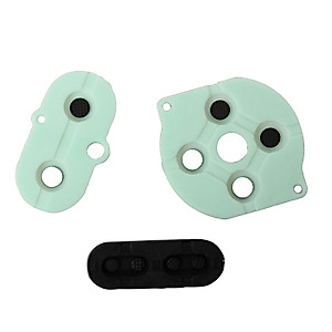 eJiasu GBC Parts, Replacement Rubber Conductive Controller Shell D-Pad Button Pads Repair Parts for GBC Gameboy Color Console (1 Set)
