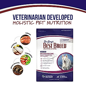 Best Breed Dr. Gary's Grain Free Ocean Recipe Slow-Cooked in USA, Natural Dry Dog Food for All Breeds and Sizes, 4lbs.