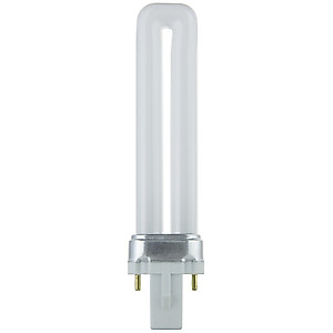 Sunlite 40501 PL7/SP41K Plugin U-Shaped Compact Fluorescent Lamp, 7 Watts, 360 Lumens, 4100K Cool White, 2-Pin (G23) Base, 10 Pack